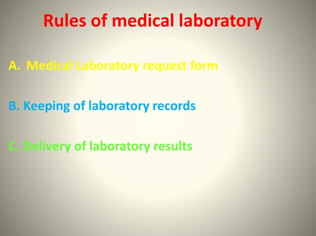 Laboratory ethics | PPTX