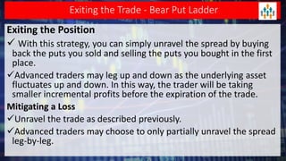 Lecture no 26 bear put ladder | PPT