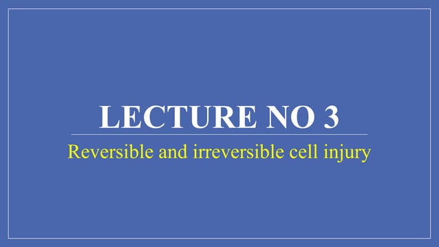 Difference between reversible and irreversible cell injury,Mechanism of ...