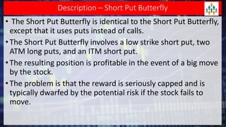 Lecture no 33 short put butterfly | PPT
