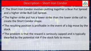 Lecture no 37 short iron condor | PPT