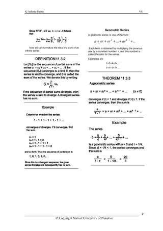 MTH101 - Calculus and Analytical Geometry- Lecture 42 | DOC