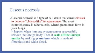 Difference between Apoptosis versus Necrosis and Types of Necrosis.pptx