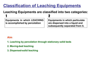 Lecture No 52_Description for Equipment for Leaching & Extraction.ppt