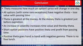 Option Greek - theta | PDF