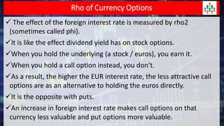 Option Greek - rho | PDF | Stocks and Bonds | Personal Investing
