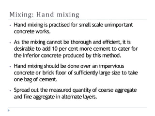 Fresh Concrete Batching, Mixing,.pptx