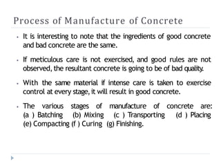 Fresh Concrete Batching, Mixing,.pptx