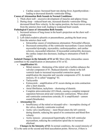 Auscultation of heart (medicine)........ | PDF