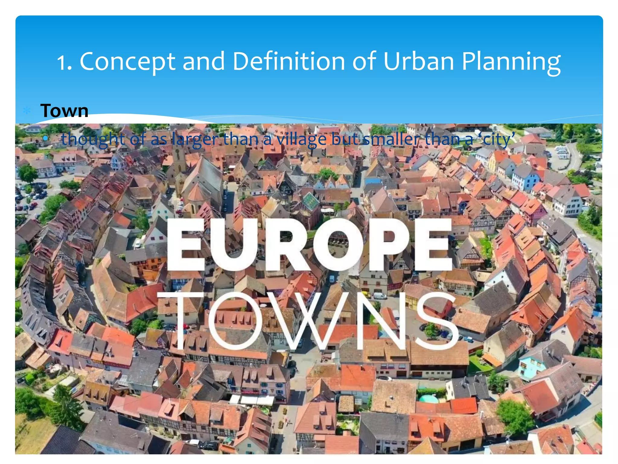 Introduction to Urban Planning | PPTX