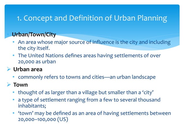Introduction to Urban Planning | PPTX