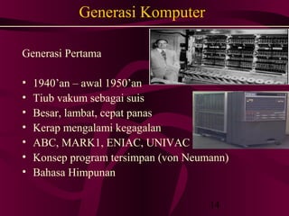Sejarah pembagunan komputer | PPT