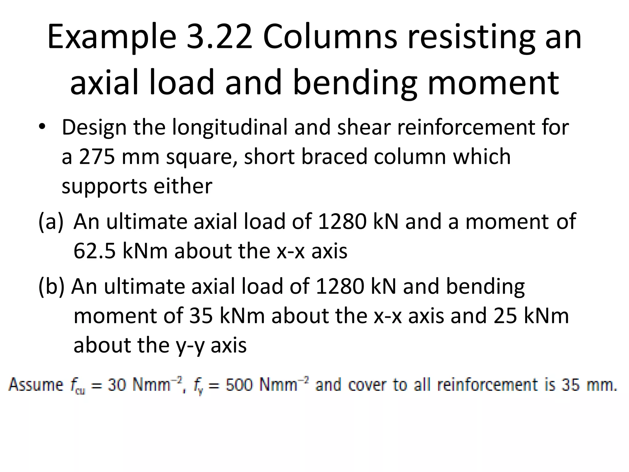 Lecture note on column design | PDF