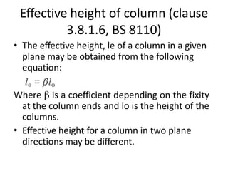 Reinforced column design | PPTX