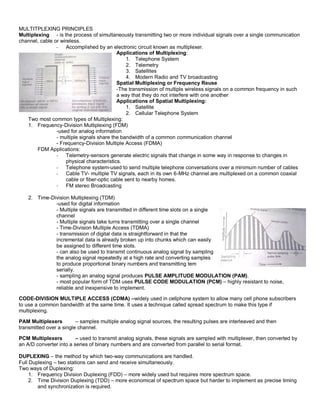 lecturenote_1681299989Chapter 5- digital transmission.pdf | Digital Audio | Computer Software ...