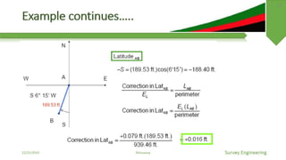 Traverse Calculation | PPTX