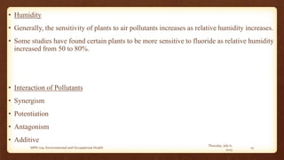 Lecture Note 2 - Health effects from exposures and mechanisms of ...