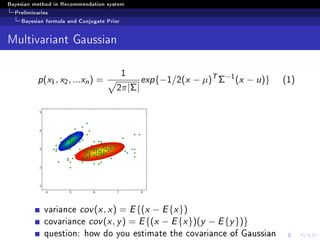 LectureNotes for Bayesian methods in Recommendation system | PDF ...