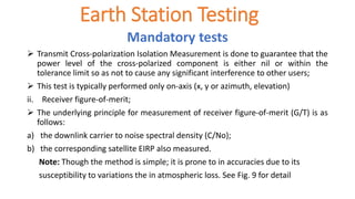 Lecture Note 4 Earth Station Testing.pptx | Computer Networking | Computing