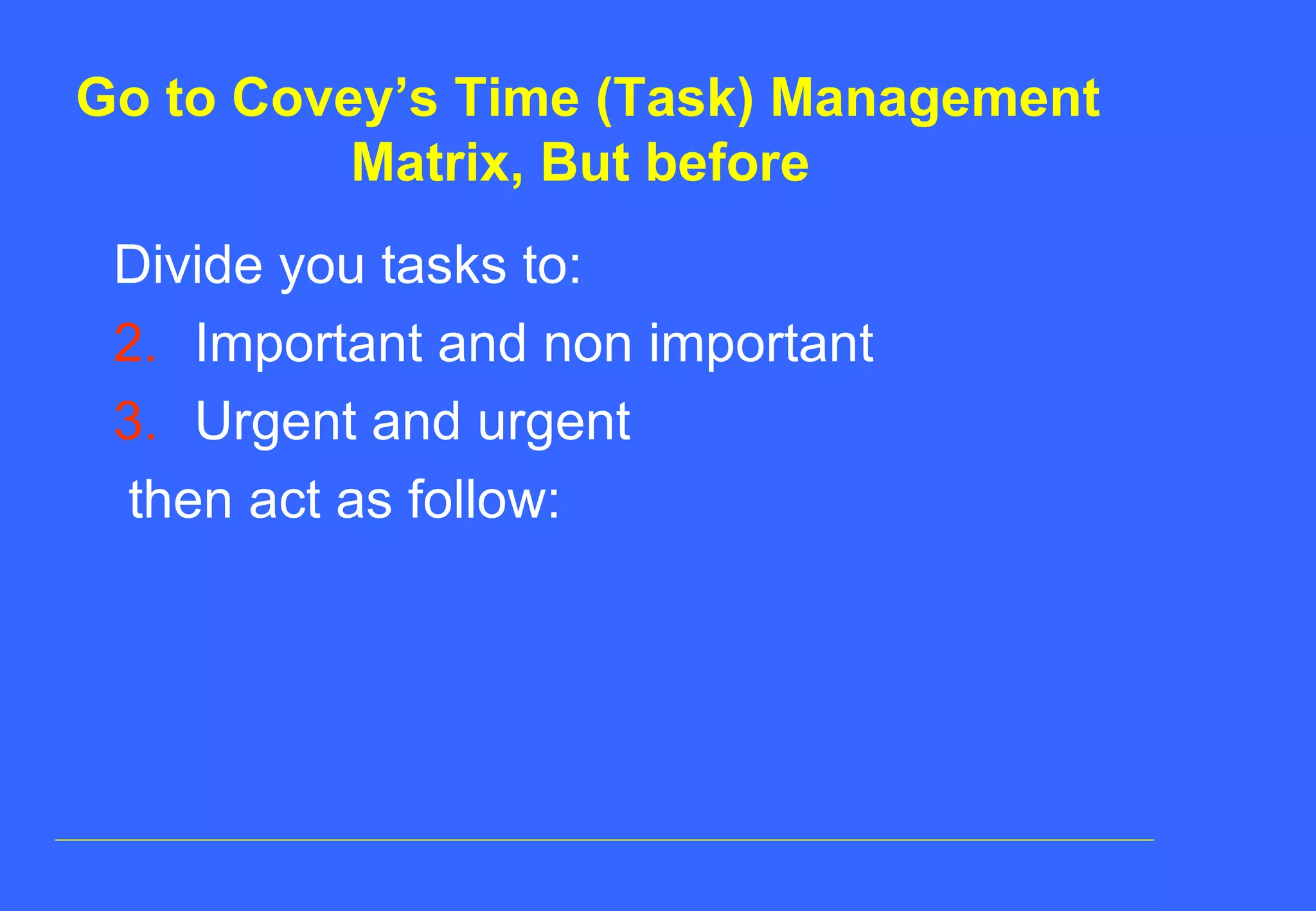 Lecture note # 9 time management , delegation | PPT