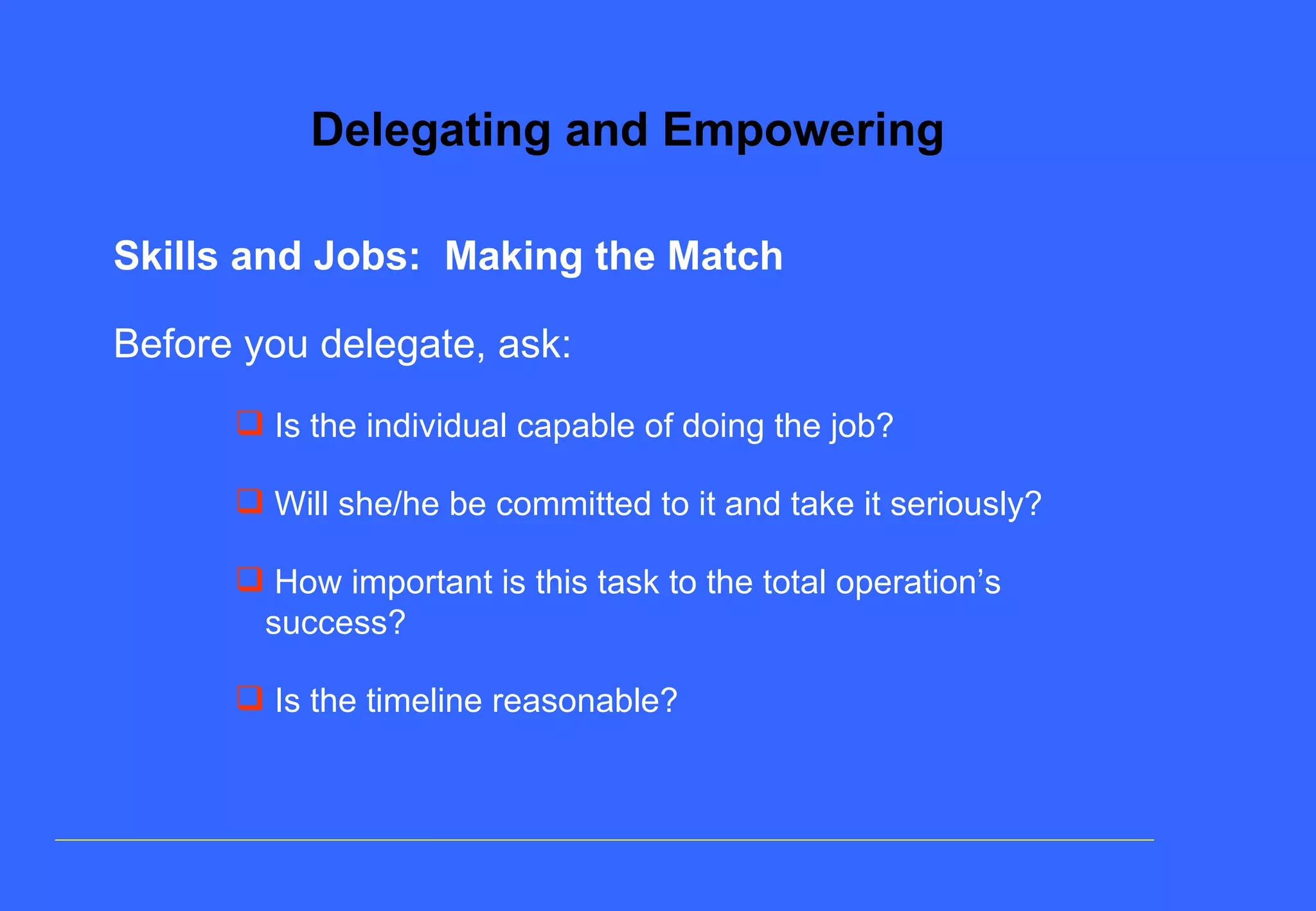 Lecture note # 9 time management , delegation | PPT