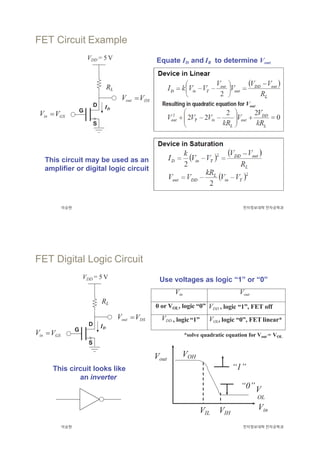 Lecture Note Field Effect Transistors.pdf