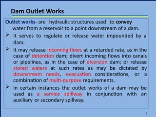 Comprehensive Guide to Intake Structures and Dam Outlet Works in ...