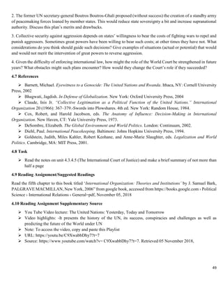 LECTURE NOTE INTERNATIONAL COOPERATION AND DEVELOPMENT | PDF