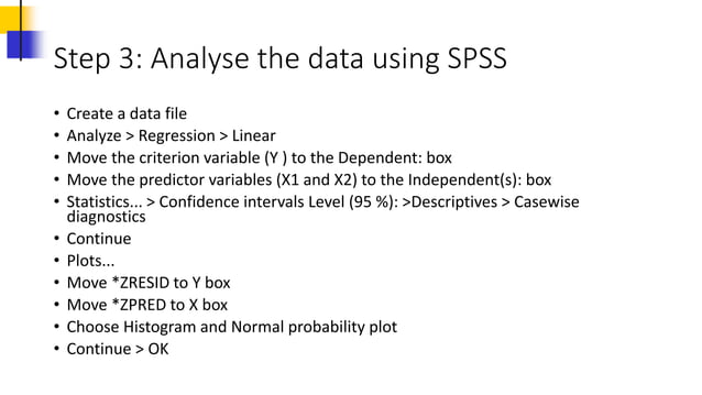 Statistical Reasoning In Education Multiple Linear Regression Ppt