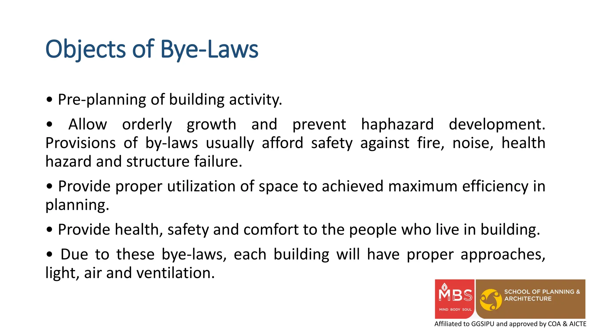 Building by Laws Lecture Notes | PDF
