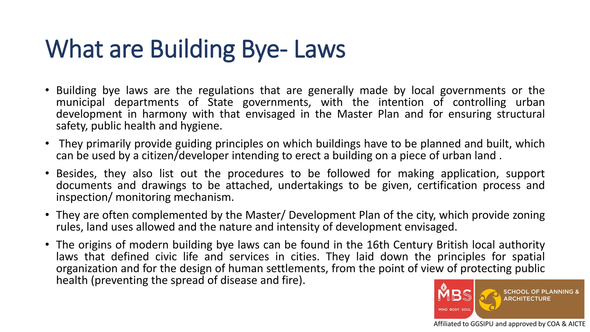 Building by Laws Lecture Notes | PDF
