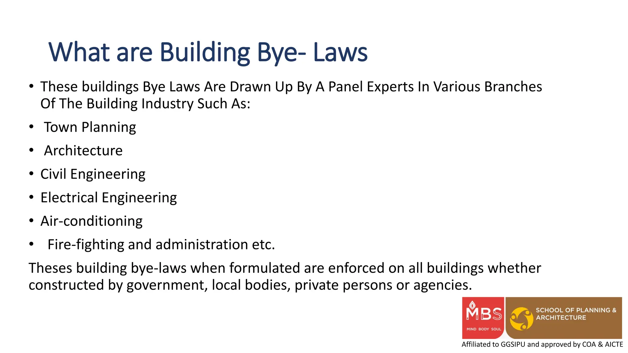 Building by Laws Lecture Notes | PDF