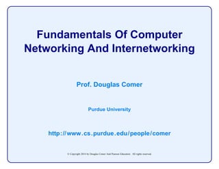 Fundamentals of Computer Networking and Internetworking | PPT