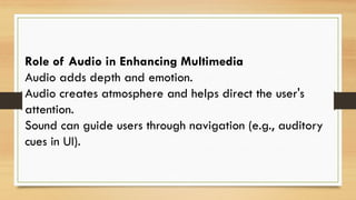 Audio in multimedia Systems Lecture Notes.pptx
