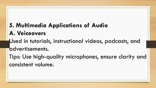 Audio in multimedia Systems Lecture Notes.pptx