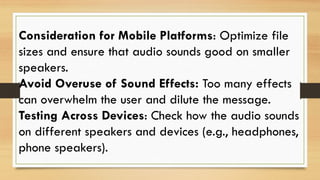 Audio in multimedia Systems Lecture Notes.pptx