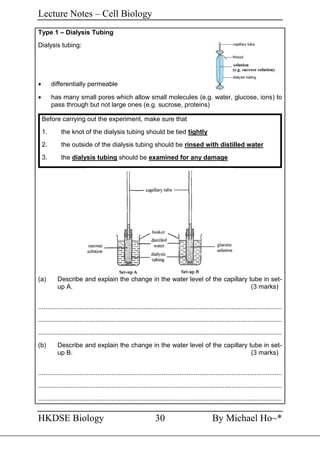 Lecture notes cell biology | PDF
