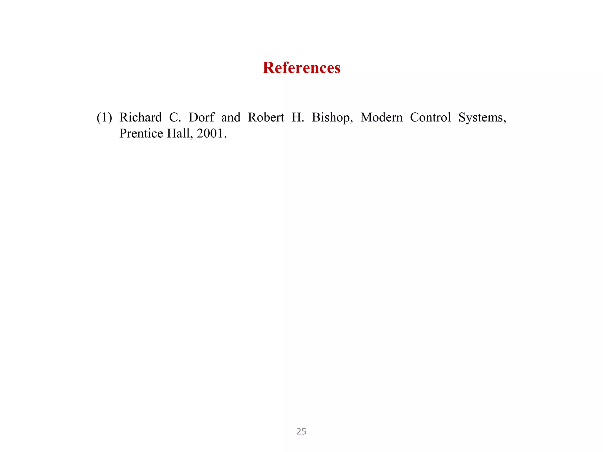 Lecture Notes Eeec4340318 Instrumentation And Control Systems Introduction To Control Systems