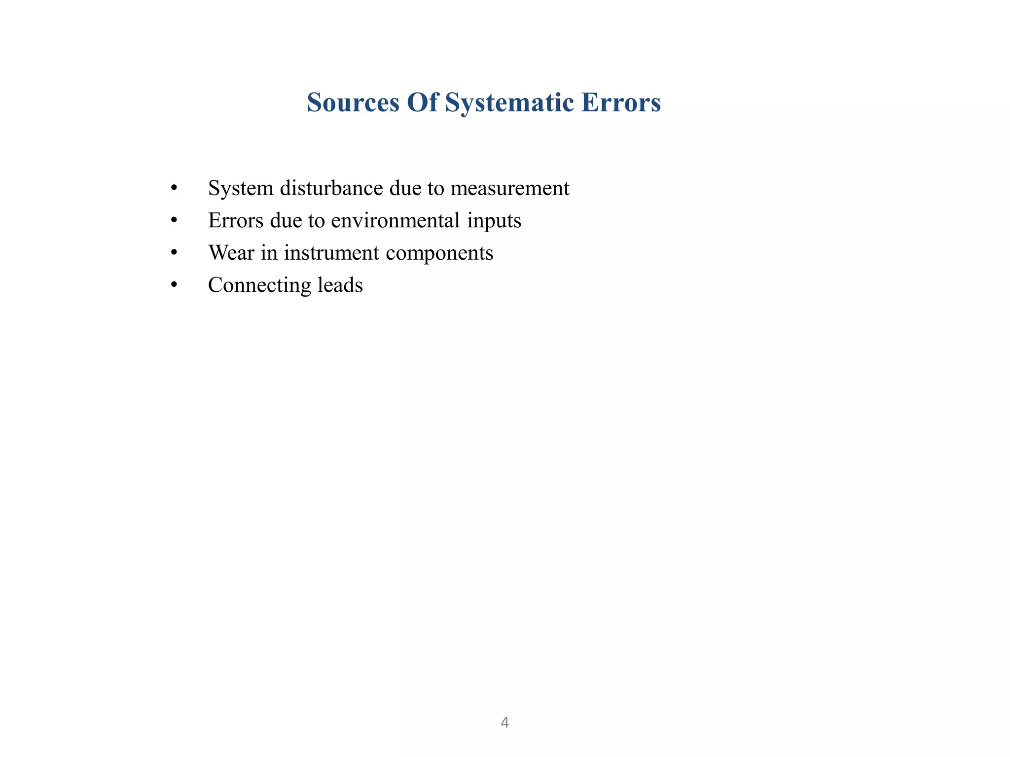 Lecture Notes: EEEC6430312 Measurements And Instrumentation - Errors ...
