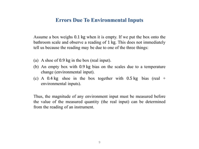 Lecture Notes: EEEC6430312 Measurements And Instrumentation - Errors ...