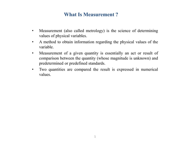 Lecture Notes: EEEC6430312 Measurements And Instrumentation ...