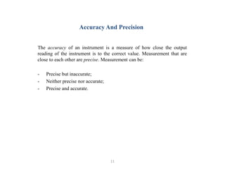 Lecture Notes: EEEC6430312 Measurements And Instrumentation ...