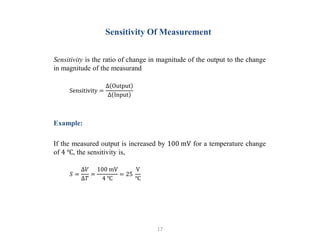Lecture Notes: EEEC6430312 Measurements And Instrumentation ...