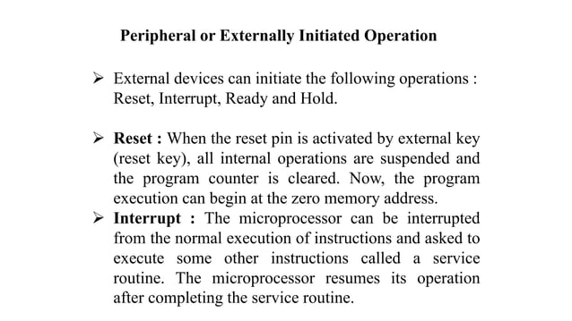 Lecture Notes Microprocessor Unit 1 Microprocessor Architecture