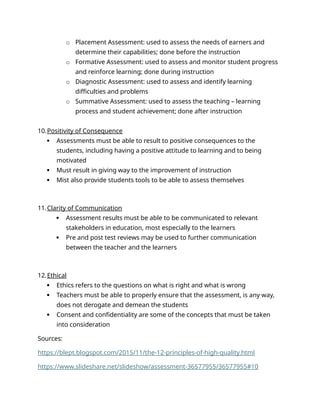 Lecture Notes - Principles of Quality Assessment.docx