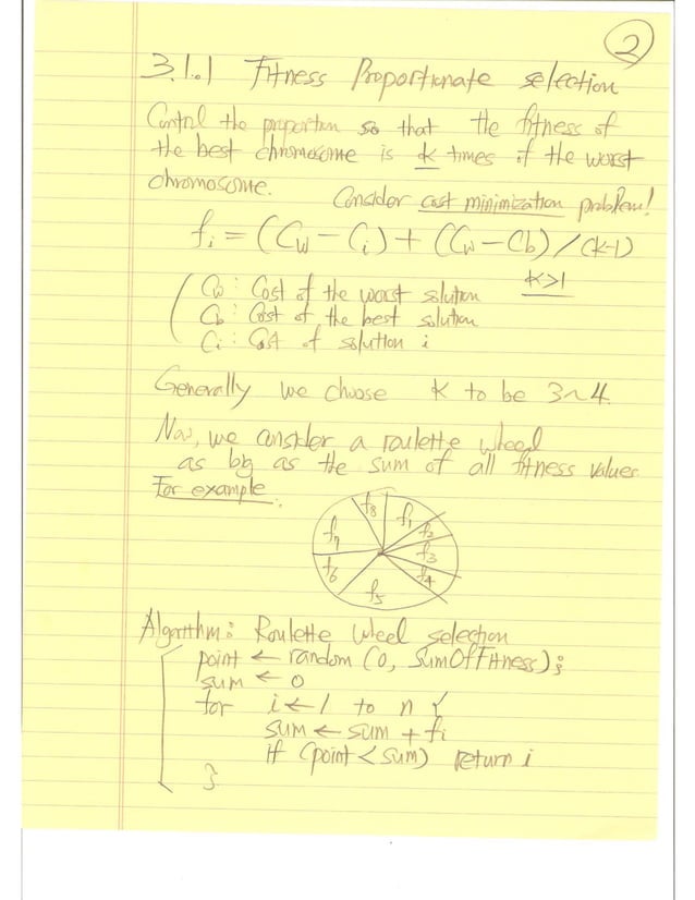 Evolutionary Computation Lecture Notes03 Pdf