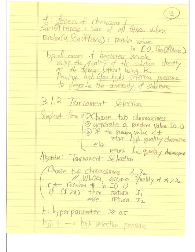 Evolutionary Computation Lecture Notes03 Pdf 5910