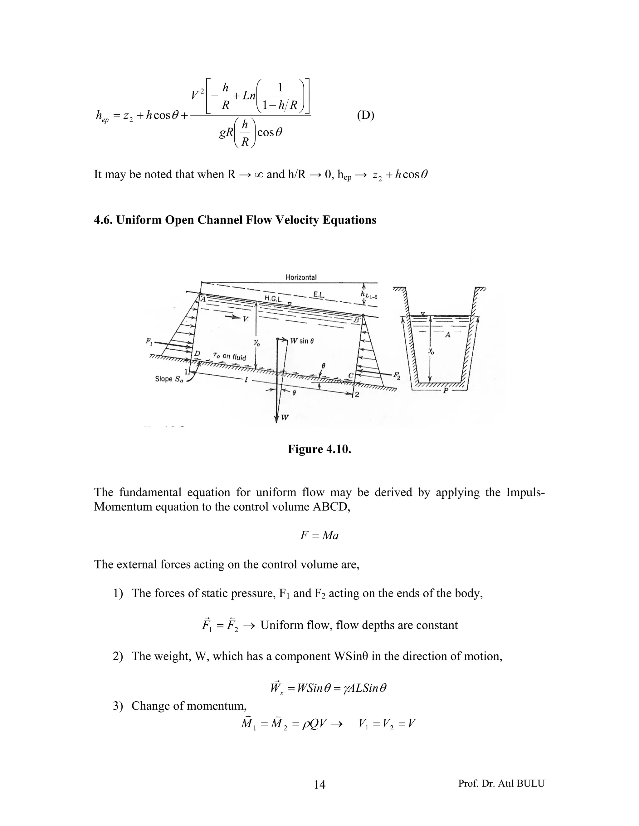 Open Channel Flows (Lecture notes 04) | PDF