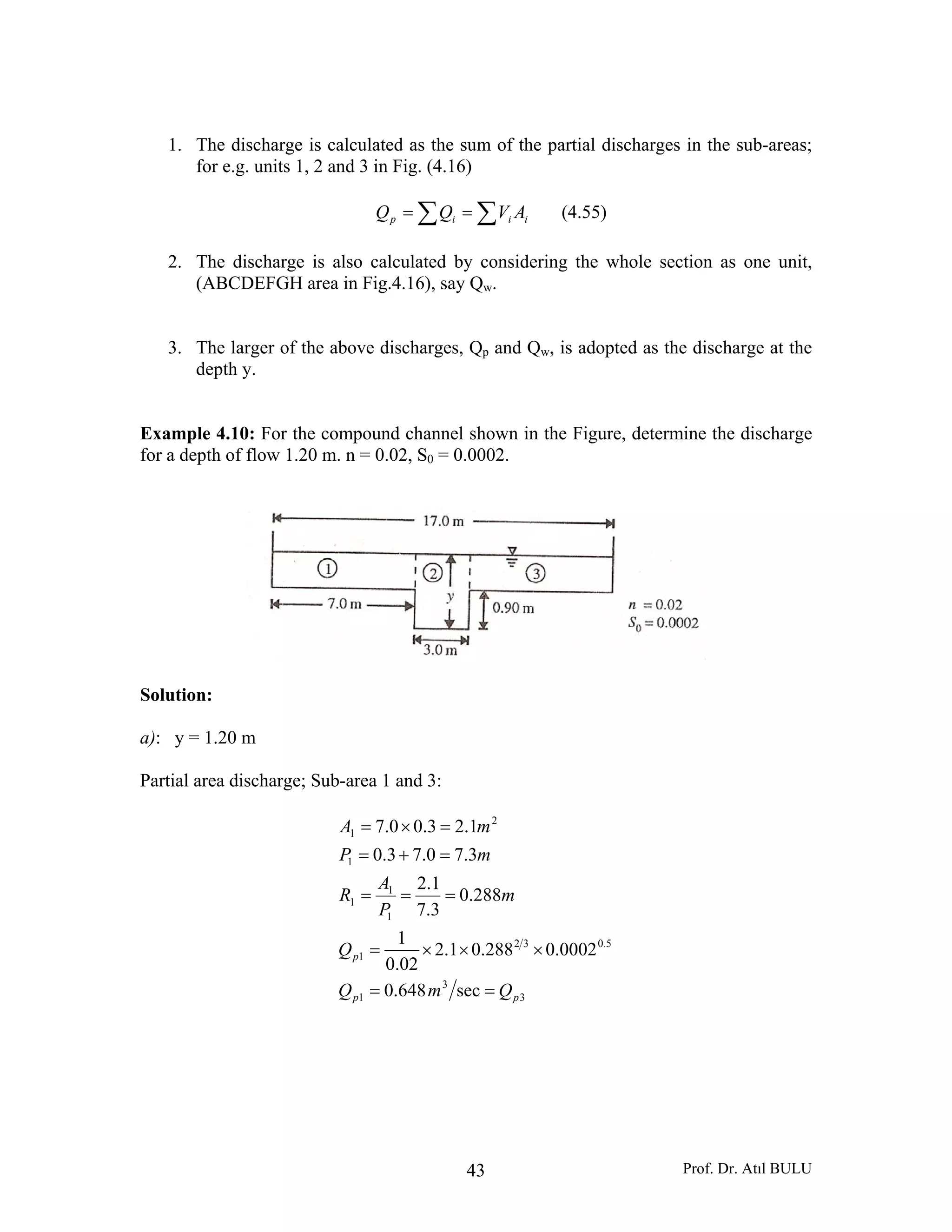 Open Channel Flows (Lecture notes 04) | PDF