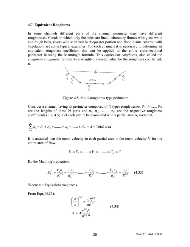 Open Channel Flows (Lecture notes 04) | PDF